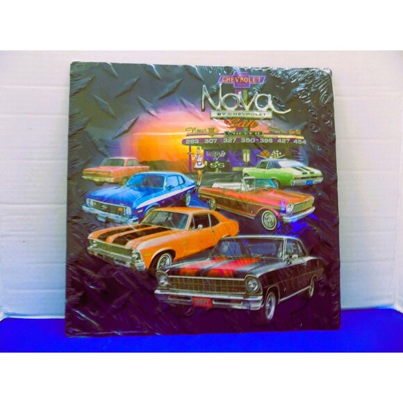 Open Road Signs | Wall Decor | New Chevrolet Nova Cafe Metal Embossed ...